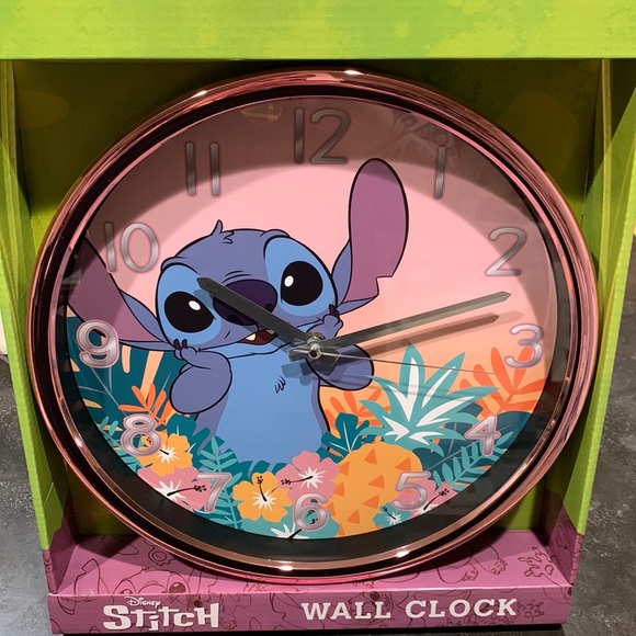 Disney | Wall Decor | Disney Stitch Wall Clock Analog Display | Poshmark